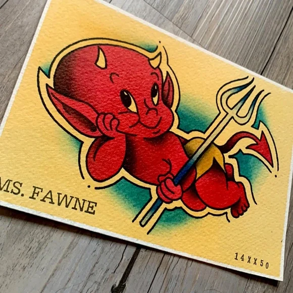 Hot Stuff Lil Devil Tattoo